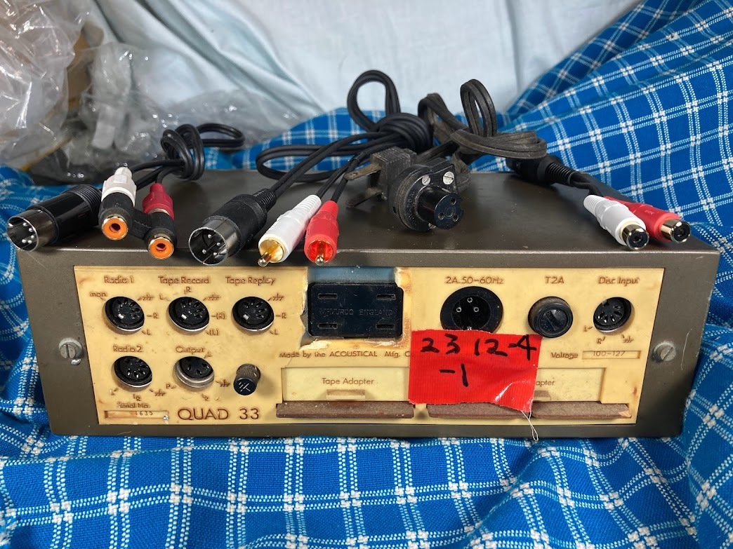 Yahoo!オークション - QUAD 33 プリアンプ 完動品 【3ヶ月保証】