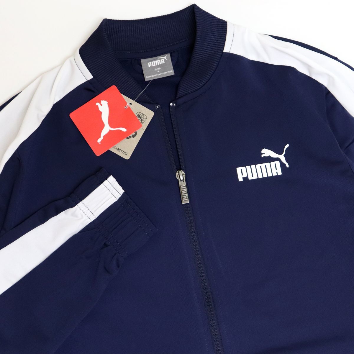 プーマ PUMA メンズ 暖かい トリコット ジャージ 上下セット セットアップ トラックスーツ 紺 SET588961061N-XL 五 参 QWER(プーマ)｜売買されたオークション情報 ...