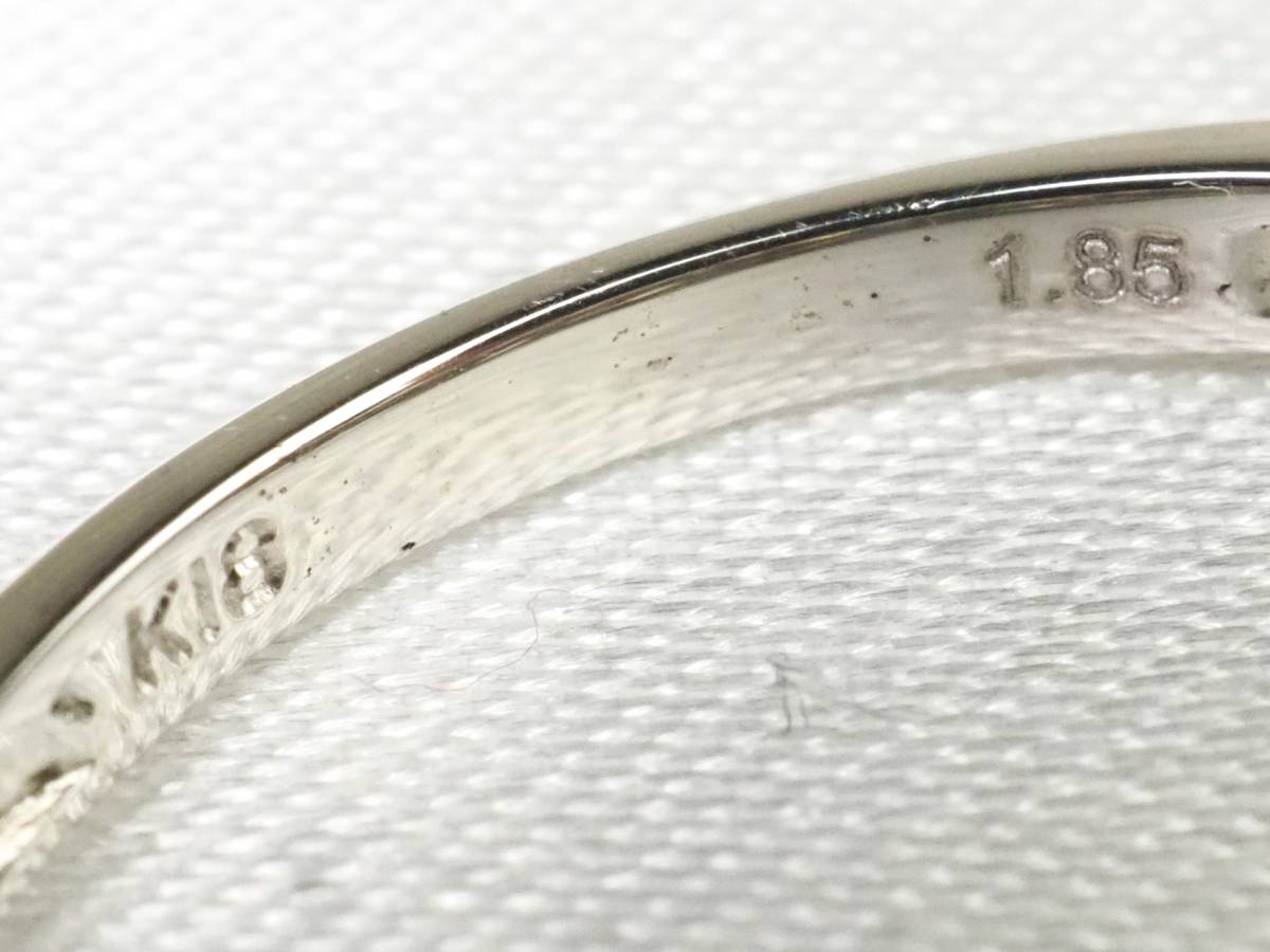 Yahoo!オークション - 【2571M】K18ホワイトゴールド 天然ダイヤモンド...