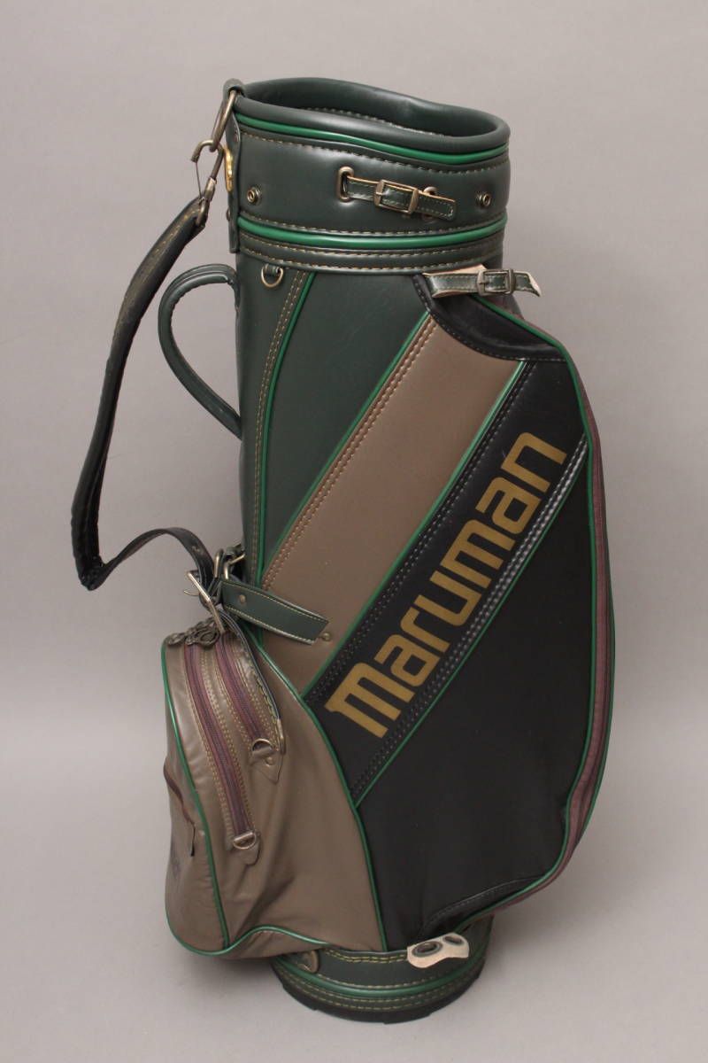 100円 良品 maruman マルマン キャディバッグ 8.5型 カート 3分割 グリーン フード ショルダー 外観 ゴルフバッグ ＃160 G659(マルマン)｜売買されたオークション情報 ...