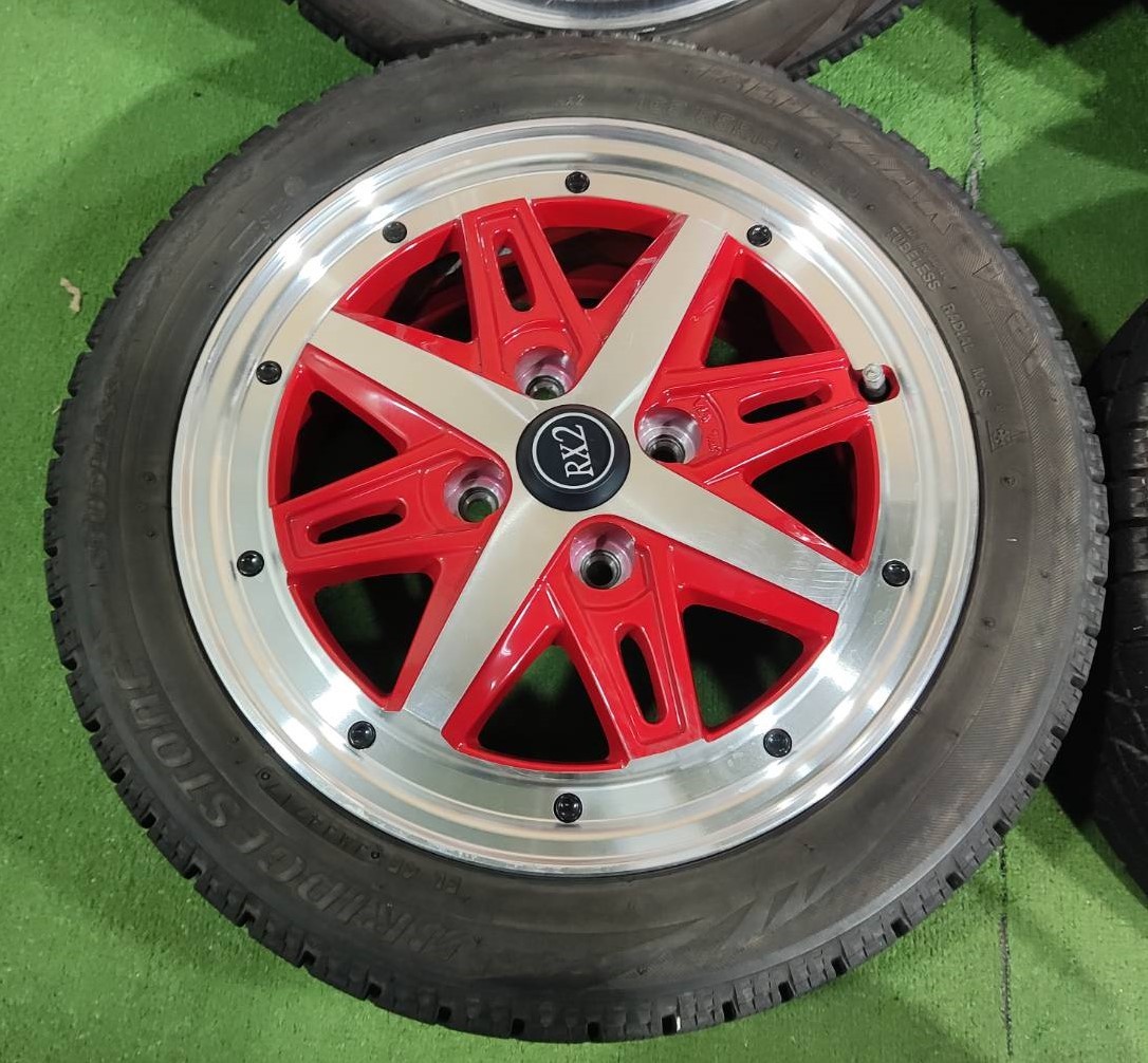 Yahoo!オークション - 【FENICE フェニーチェ RX2】165/55R14 BRIDGEST...