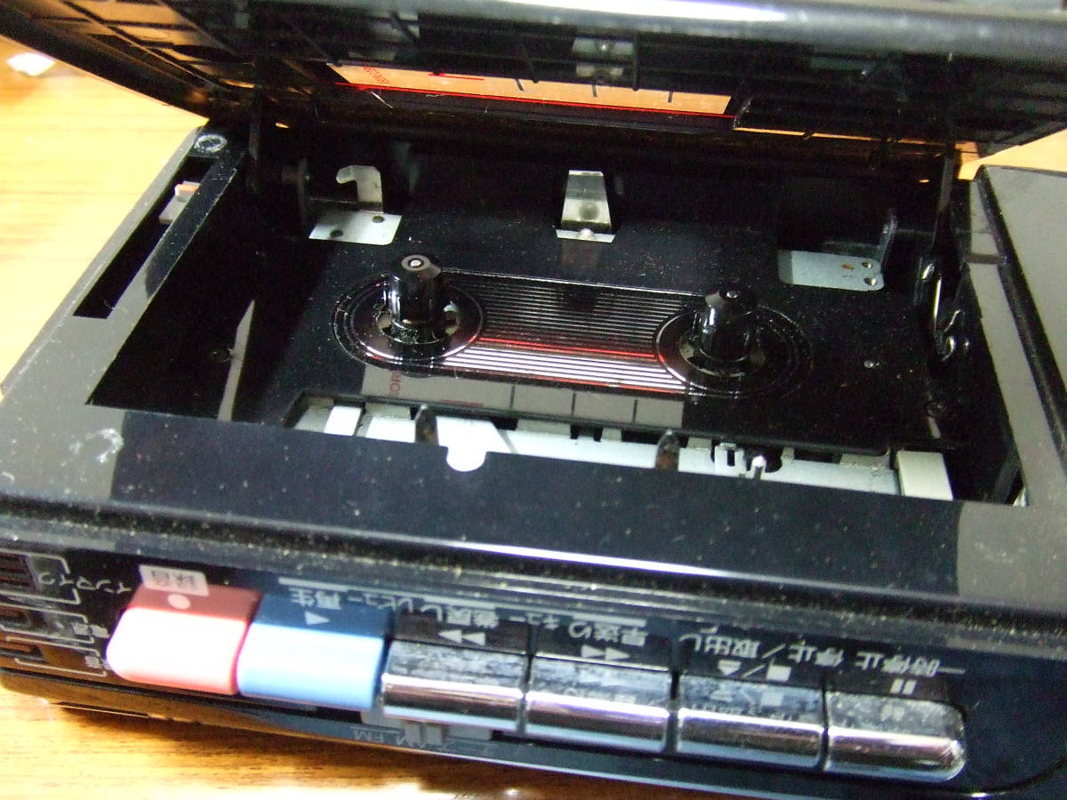 Yahoo!オークション - f865 SHARP/シャープ ポータブルカセットプレー...