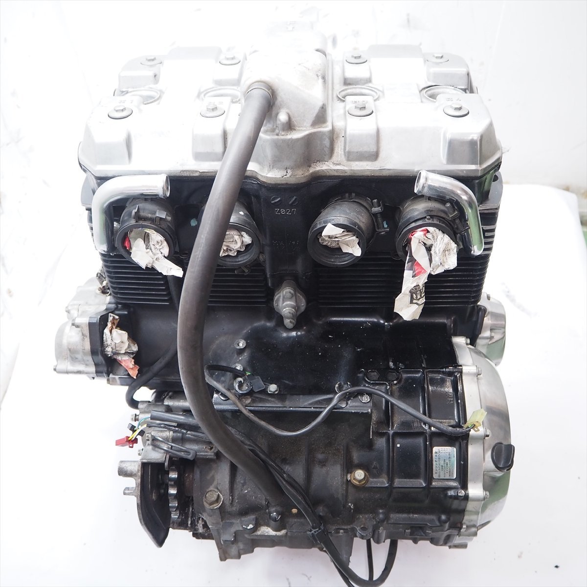 日本代購代標第一品牌【樂淘letao】－始動OK!X-4 SC38-1002xxx 97年外し純正エンジンSC38E-1002xxx X4クラッチカバー ジェネレーターカバー シリンダー ピストン