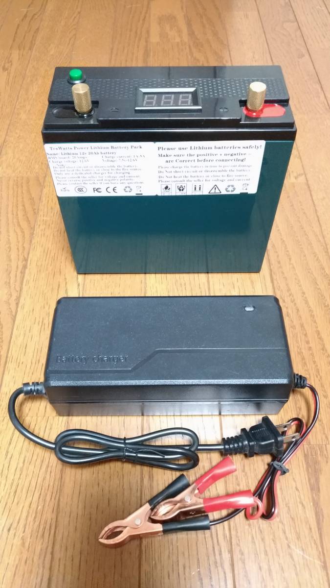 Yahoo!オークション - 送料無料 【12V 20Ah】 リチウムイオンバッテリ...