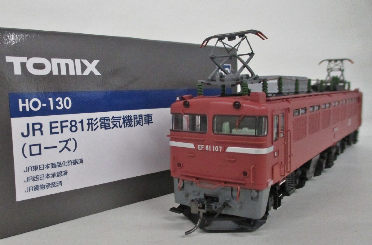 Yahoo!オークション - TOMIX HO-130 JR EF81形電気機関車(ローズ)【ジ...