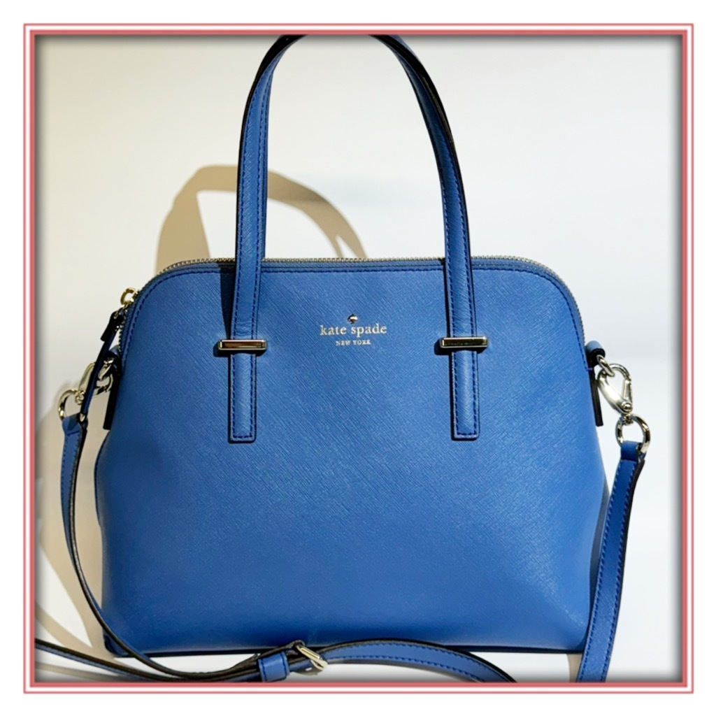 ケイトスペード/kate spade レザー 2way ハンドバッグ ブルー(ハンドバッグ)｜売買されたオークション情報、yahooの商品情報をアーカイブ公開 - オークファン（aucfan.com）