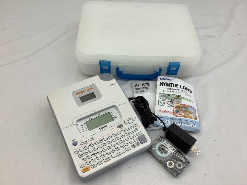 Yahoo!オークション - カシオ ネームランド KL-H75 通電のみ確認 未使...