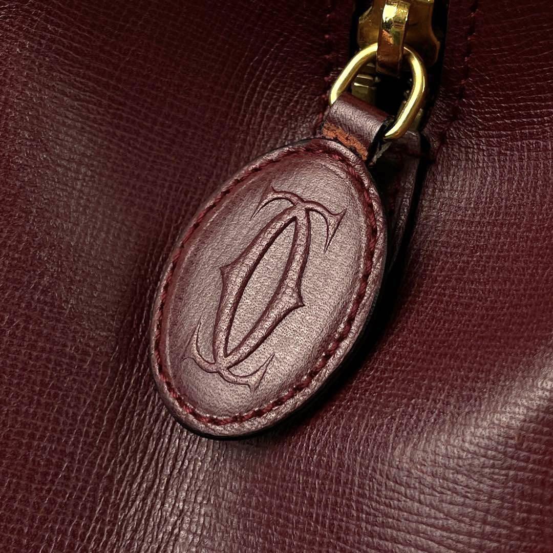 極美品】Cartier カルティエ ハンドバッグ ミニボストン マスト 極美品】Cartier カルティエ ハンドバッグ ミニボストン マスト