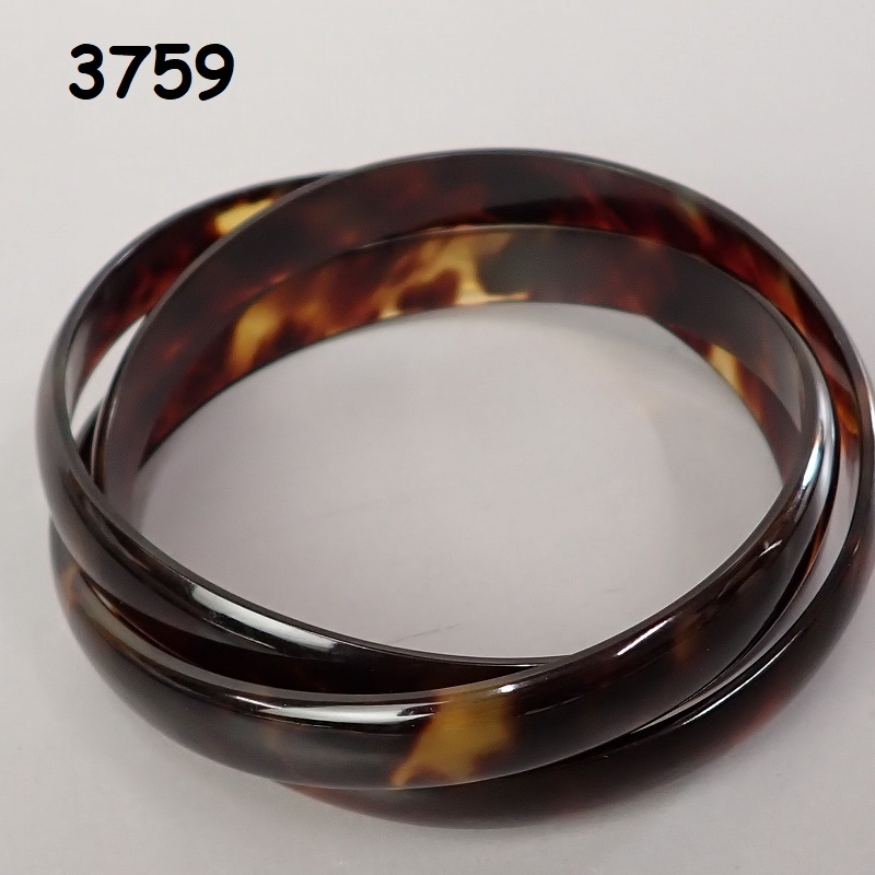 Yahoo!オークション - AC-3759 本べっ甲 3連バングル