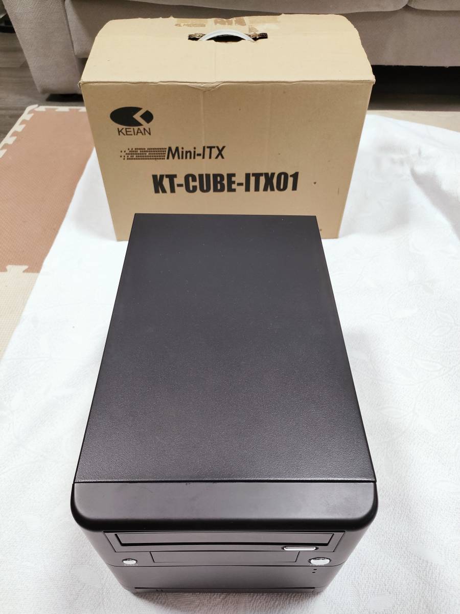 KEIAN MINI-ITX PCケース KT-CUBE-ITX01 完動品(ケース)｜売買されたオークション情報、yahooの商品情報をアーカイブ公開 - オークファン（aucfan.com）