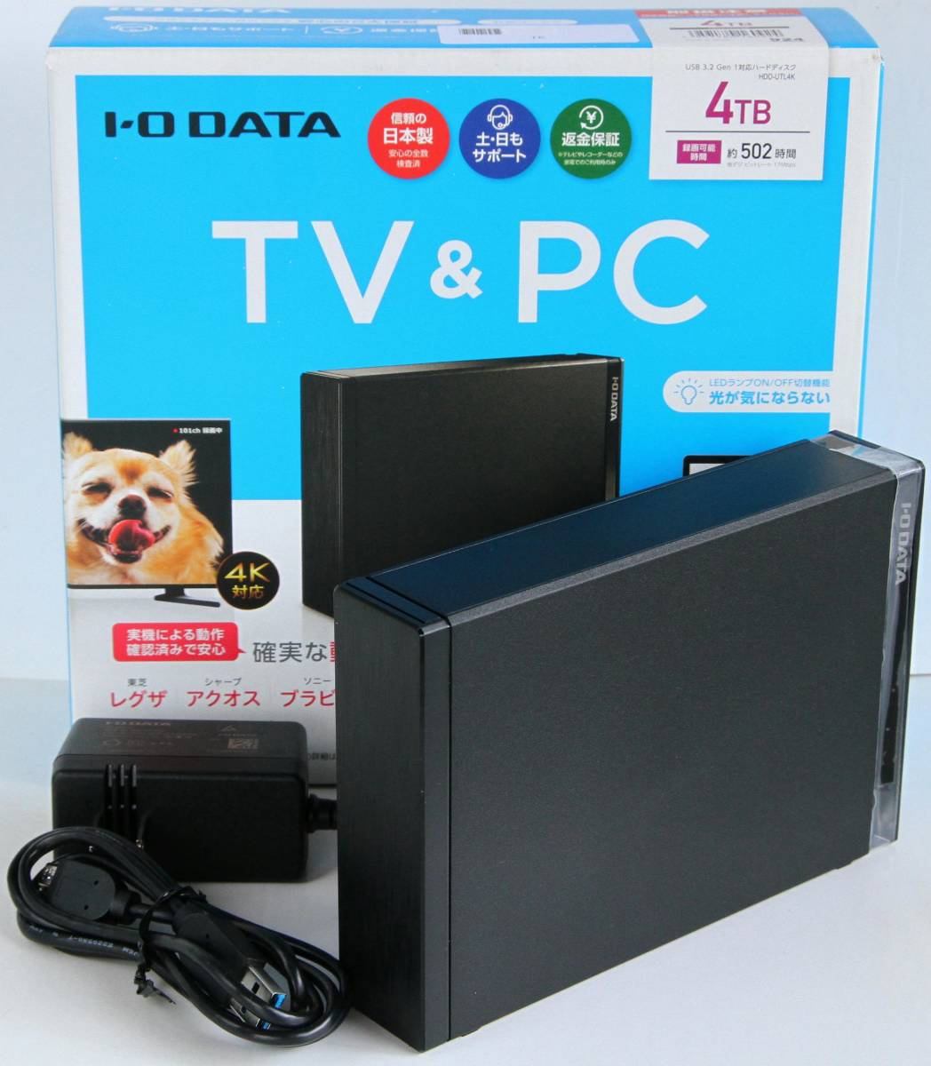 Yahoo!オークション - I・O DATA HDD-UTL4K 4TB