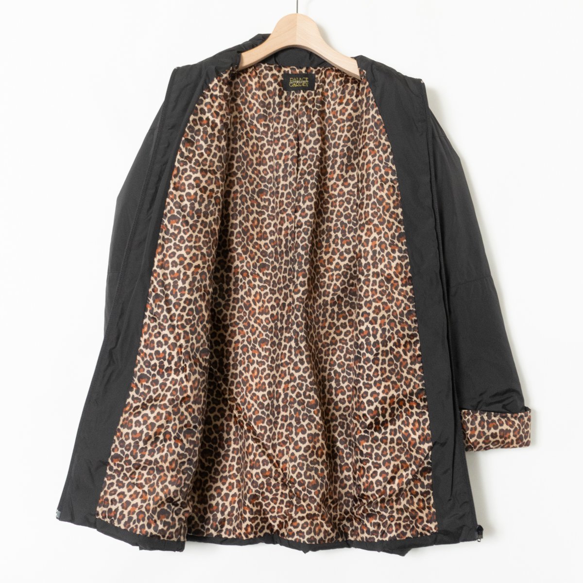 PALACE GARDEN パレスガーデン ジップアップ コート レオパード柄 豹柄 アウター 上着 11AR ブラック 黒 カジュアル 秋冬(Mサイズ)｜売買されたオークション情報 ...