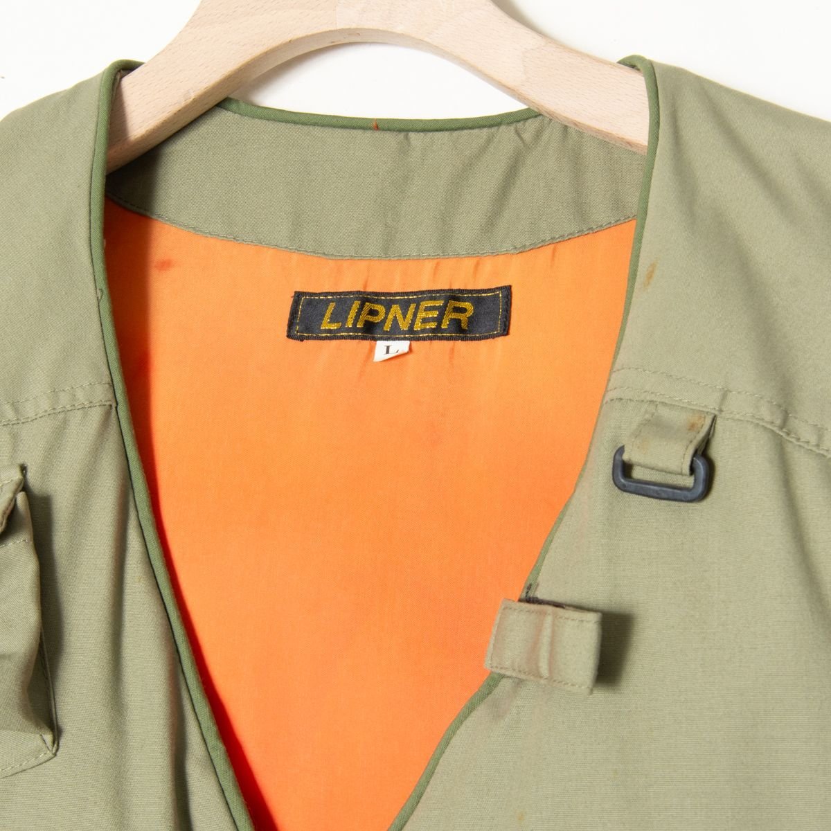 Yahoo!オークション - LIPNER リプナー ロゴス 中綿 ベスト ジップアッ...