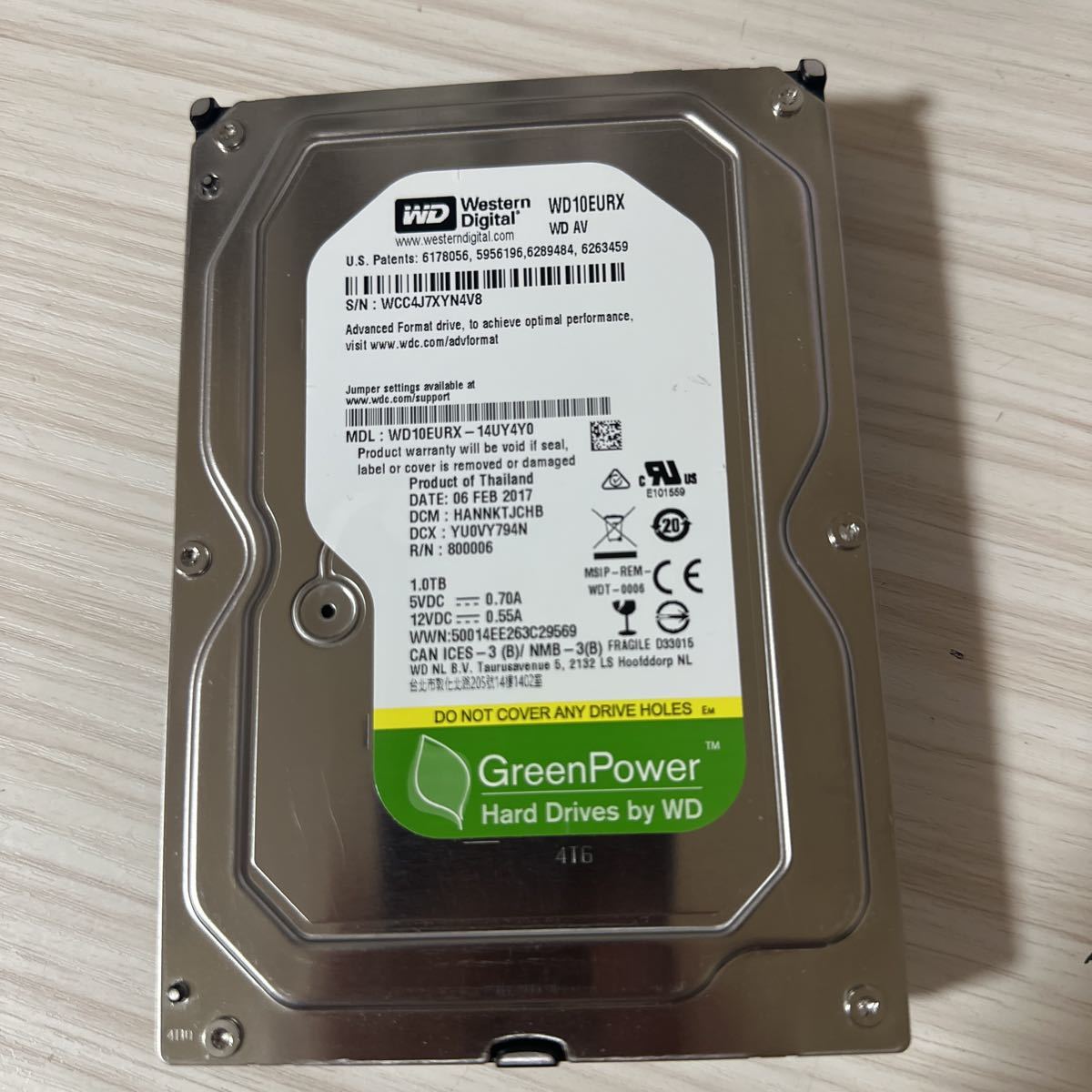 Yahoo!オークション - A263 動作保証/AVコマンド対応 使用0時間 WDC SA...