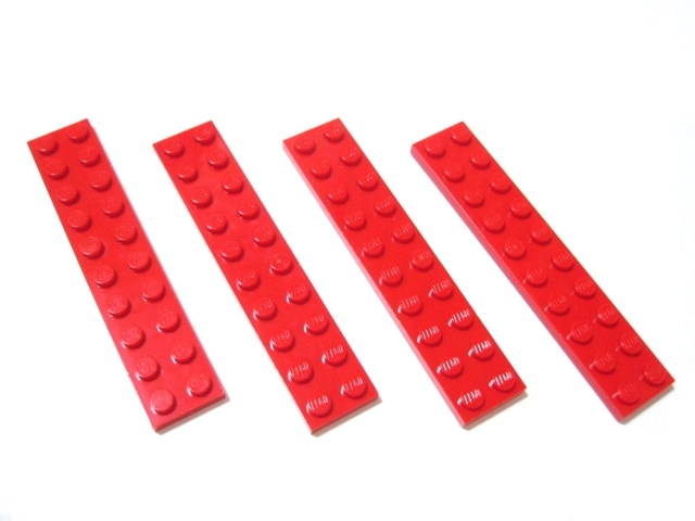 Yahoo!オークション - 凸レゴ凸 %3832 2x10プレート（赤） 4個