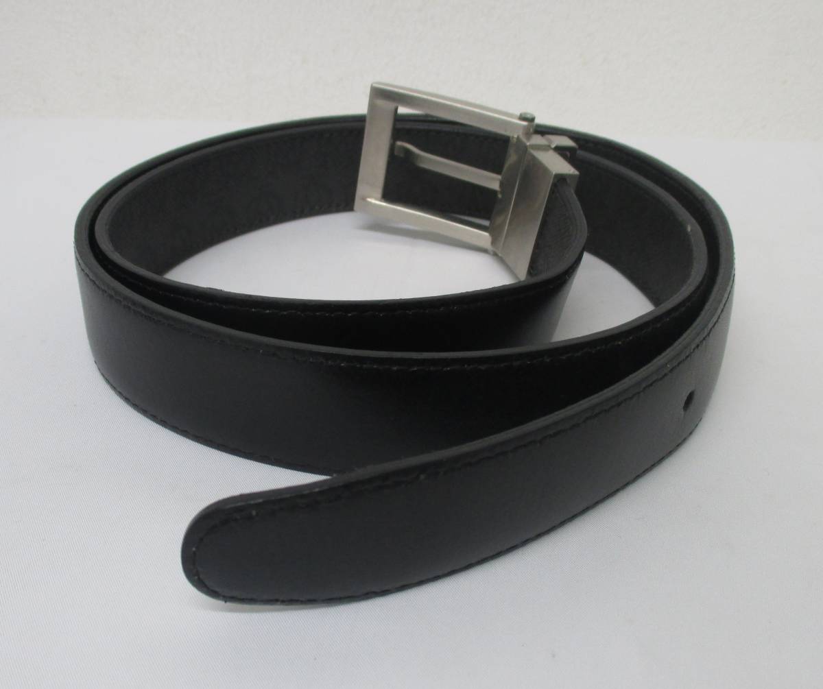 Yahoo!オークション - ダンヒル dunhill レザーベルト 全長約106cm
