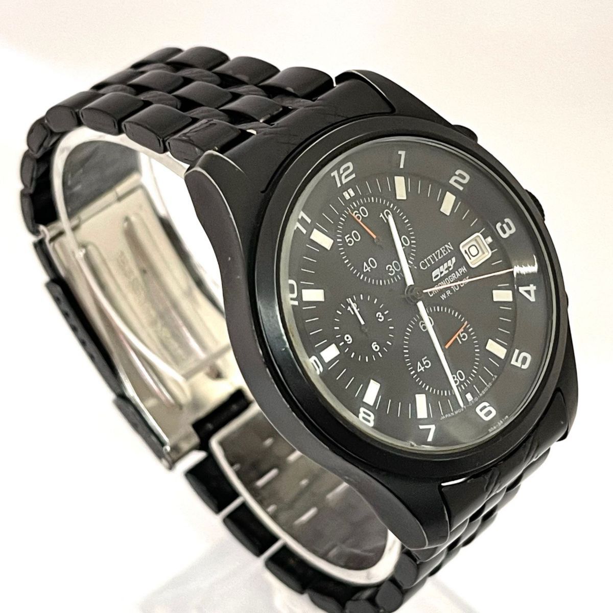 稼働 CITIZEN OXY クロノグラフ メンズ腕時計 シチズン オキシー 稼働 CITIZEN OXY クロノグラフ メンズ腕時計 シチズン オキシー