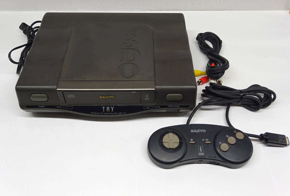 Yahoo!オークション - 動作するがやや難 SANYO 3DO TRY 本体一式