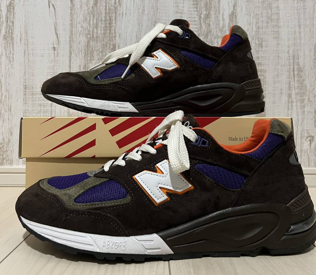 Yahoo!オークション - NEW BALANCE ニューバランスM990BR2 V2 29cm M99...