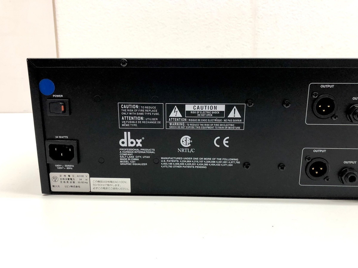 Yahoo!オークション - 《17975-010》 DBX 1231 グラフィックイコライザ...