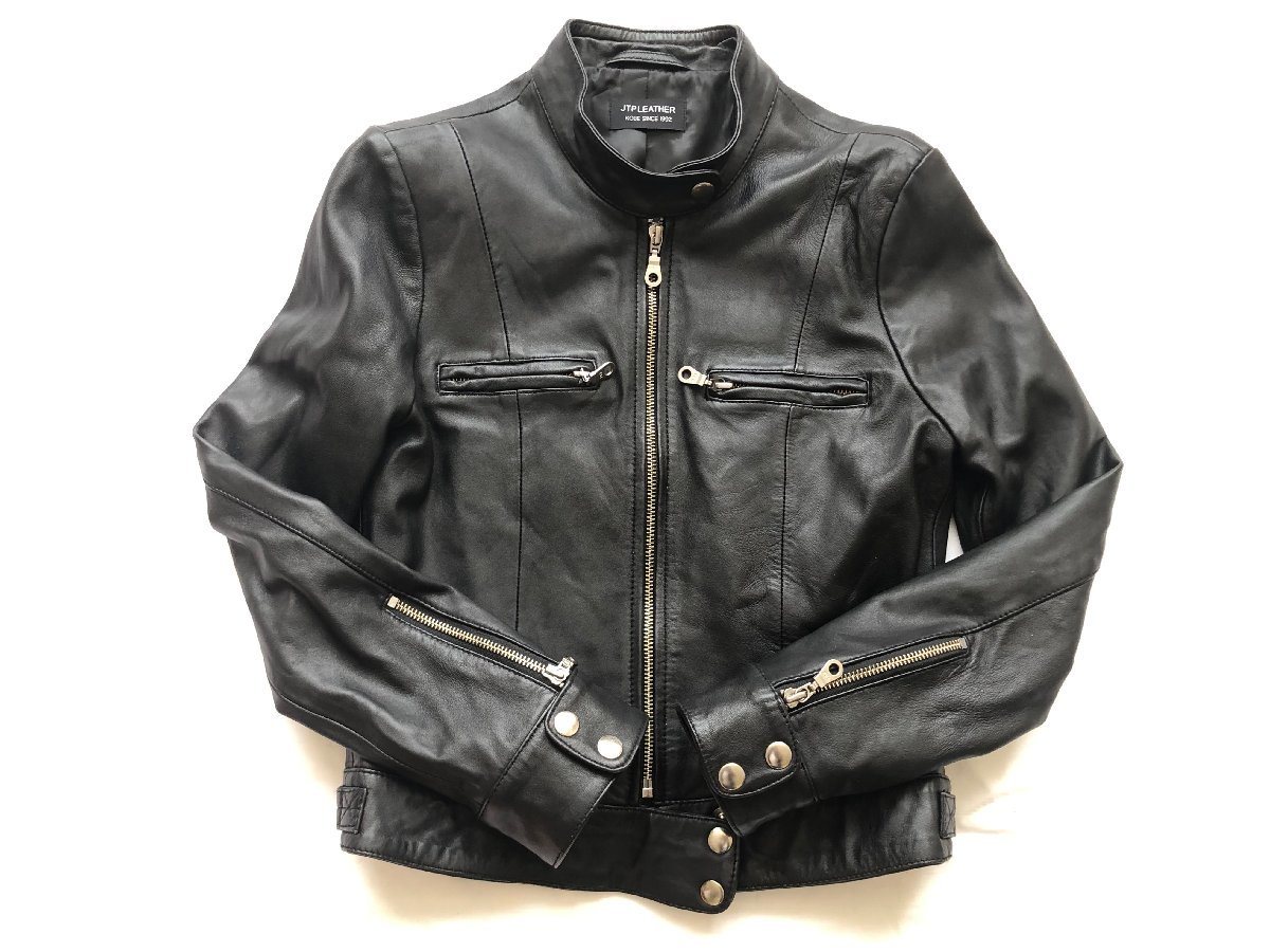 Yahoo!オークション - JTP LEATHER 神戸パティーナ 羊革 レザージャケ...