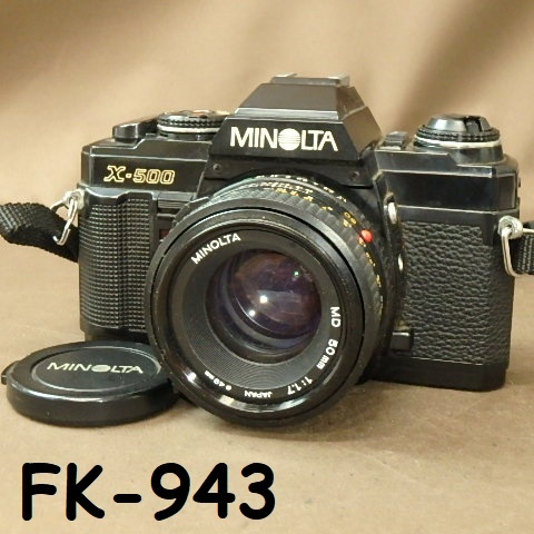 FK-943 MINOLTA ミノルタ X-500 MD50㎜ 1:1.7 ジャンク 20231221(ミノルタ)｜売買されたオークション情報、yahooの商品情報をアーカイブ公開 ...