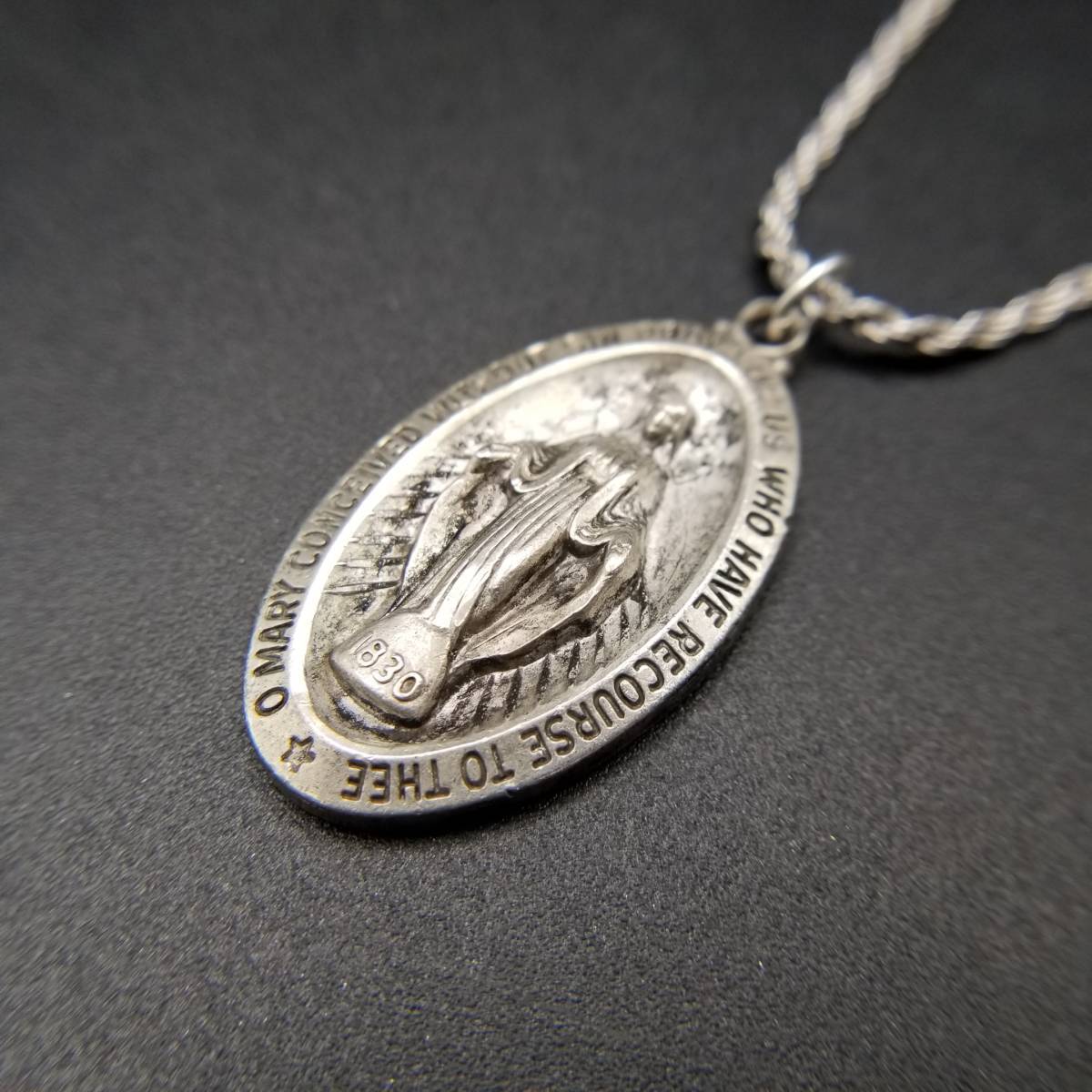 Yahoo!オークション - Miraculous Medal 不思議のメダイ 925 シルバー ...