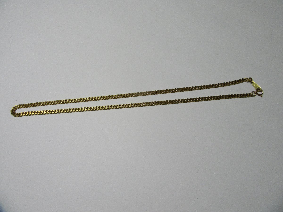 35909円 K18 750 YG ネックレス 喜平 2面シングル 2面カット 2面 35909円 K18 750 YG ネックレス 喜平 2面シングル 2面カット 2面