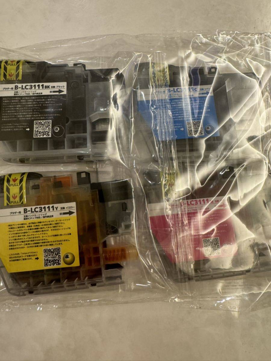 互換品 LC3111-4PK インク ブラザー用 LC3111 LC3111BK LC3111C LC3111M LC3111Y 4色セット 互換インクカートリッジ(ブラザー)｜売買された ...