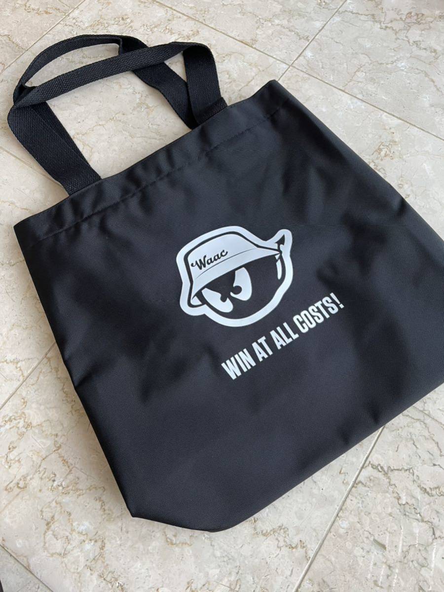 Yahoo!オークション - WAAC ワック 黒トートバッグ未使用 k