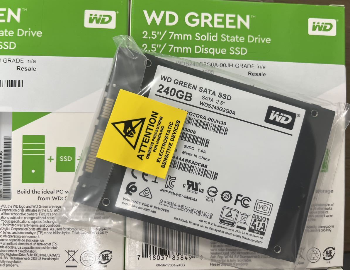 A001956 品 WD SSD SATA 2.5インチ 240GB 20枚 返品返金対応 納品書発行可 商品説明文ご確認下さい(256GB～)｜売買されたオークション情報、yahooの商品 ...