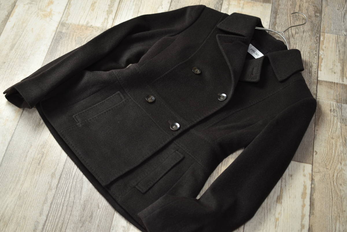 Yahoo!オークション - PINORE ピノーレ アンゴラウールジャケット サイ...