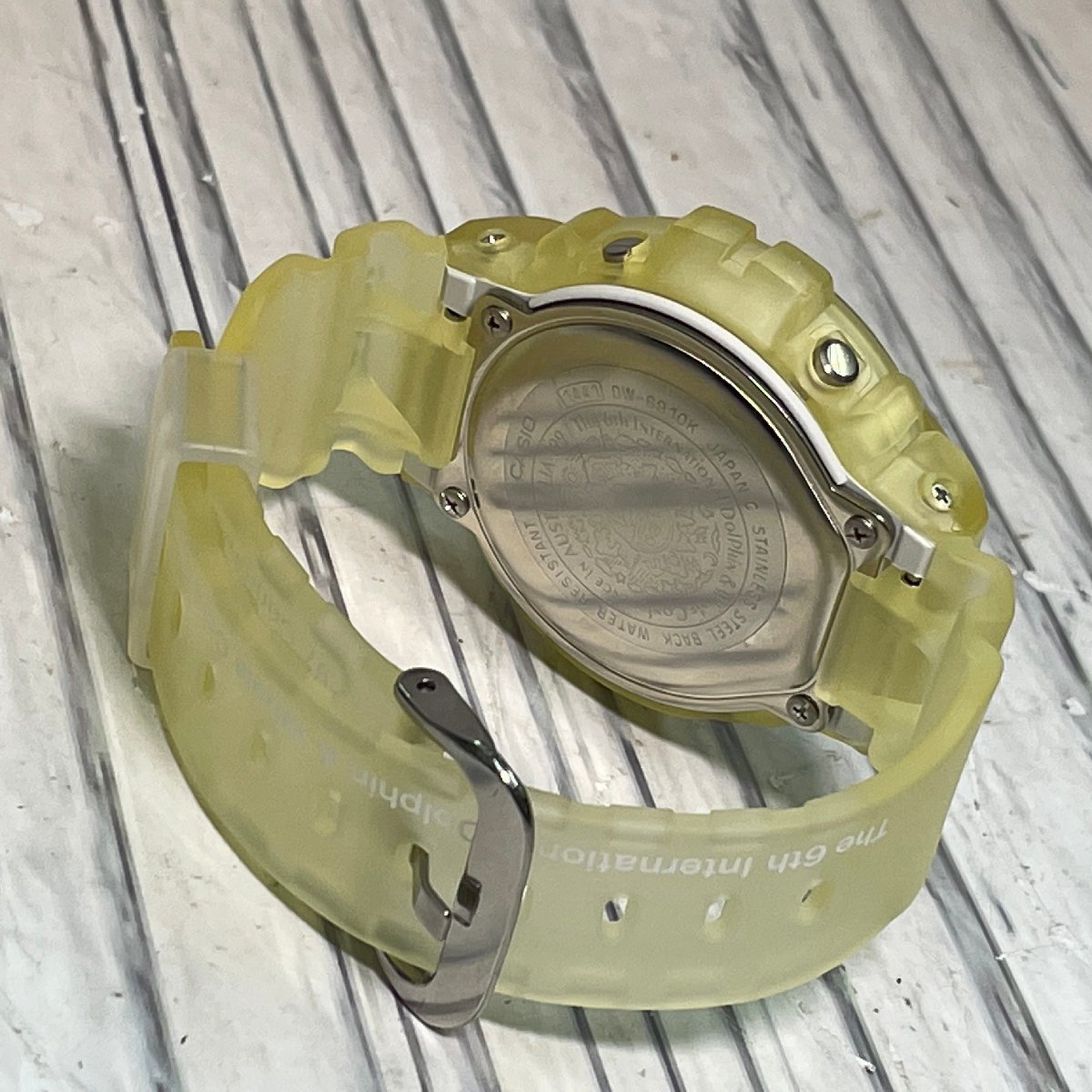 M002 D3 30 2 Casio カシオ G Shock Gショック 腕時計 Dw 6910k 第6回 国際 イルカ クジラ 電池交換済み