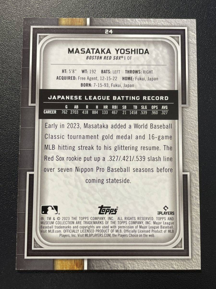 150枚限定 吉田正尚 2023 Topps Museum BLUE Parallel Masataka Yoshida Rookie Card MLBカード(Topps)｜売買された ...