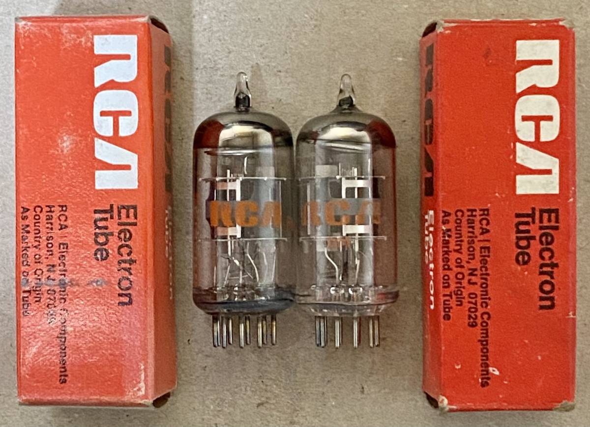 Yahoo!オークション - NEW19790 RCA 6AN8A 新品元箱入2本セット
