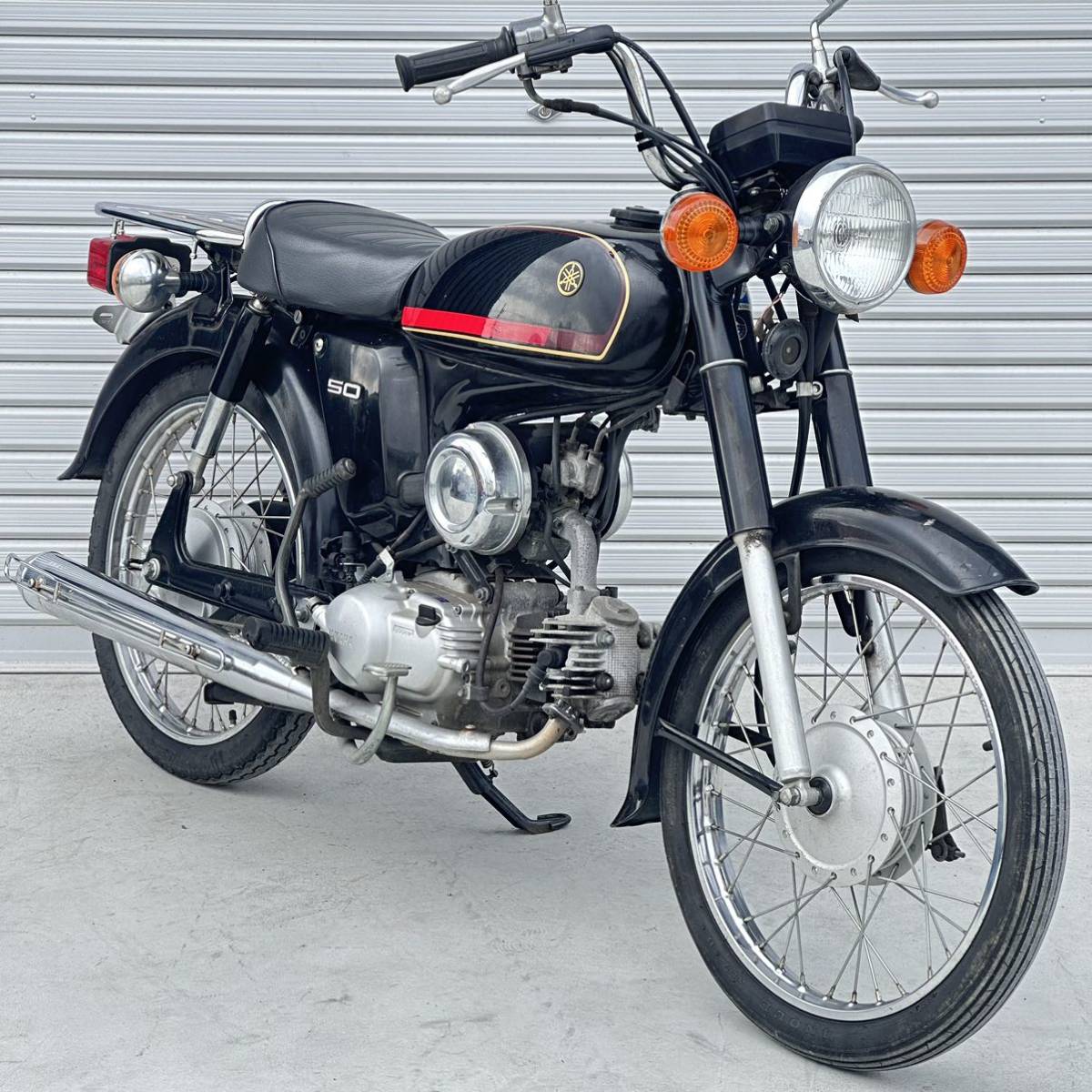 Yahoo!オークション - 茨城 現状 希少 ヤマハ YB50 4スト 綺麗 ギア車 ...