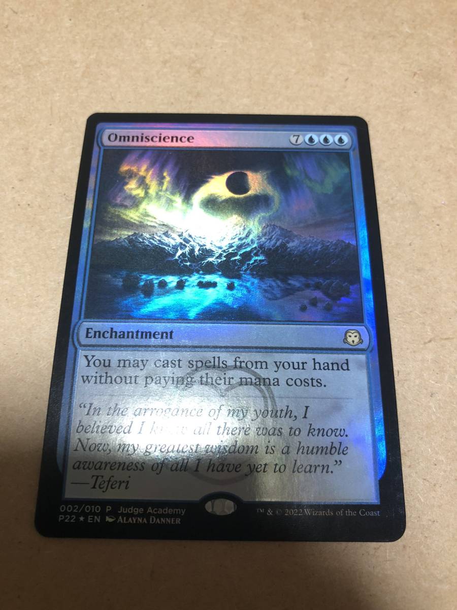 MTG 全知 ジャッジプロモ(青)｜売買されたオークション情報、yahooの商品情報をアーカイブ公開 - オークファン（aucfan.com）