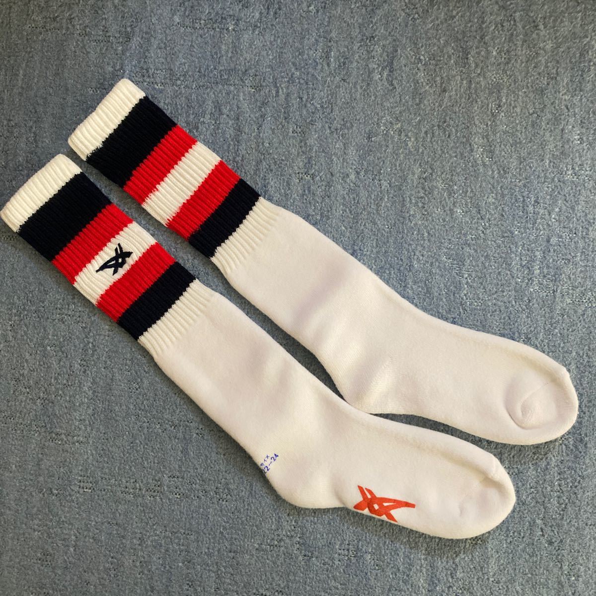アシックスニューハイソックス22~24cm昭和レトロ廃盤品。 商品 アシックスニューハイソックス22~24cm昭和レトロ廃盤品。 商品