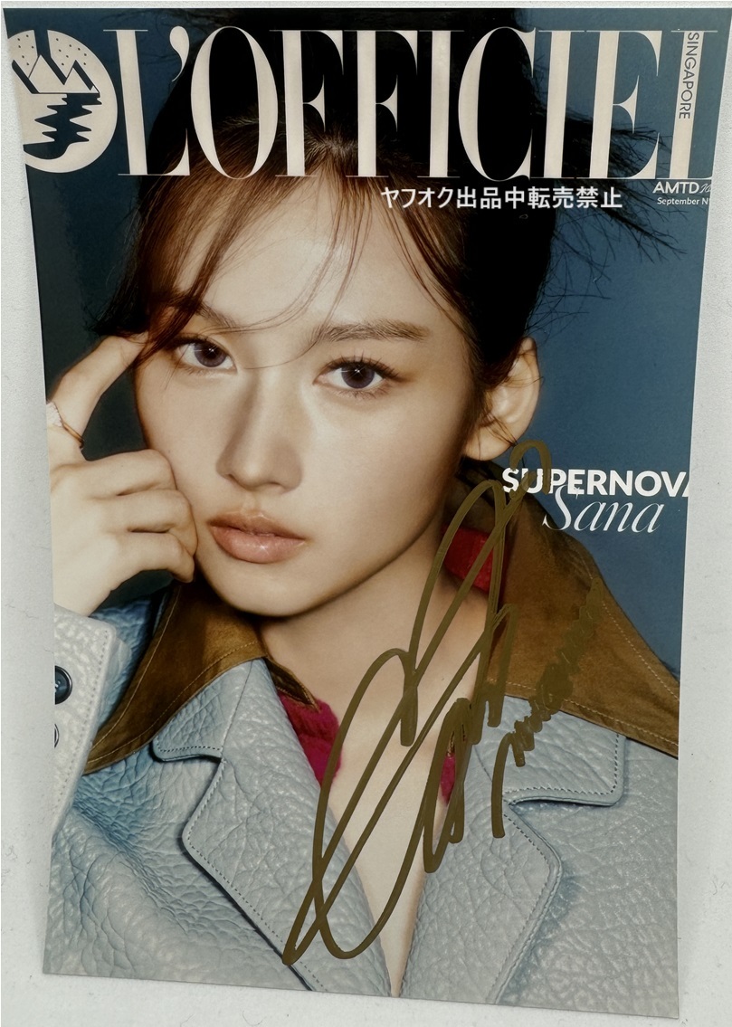 Yahoo!オークション - TWICE【サナ】直筆サイン入り 生写真③