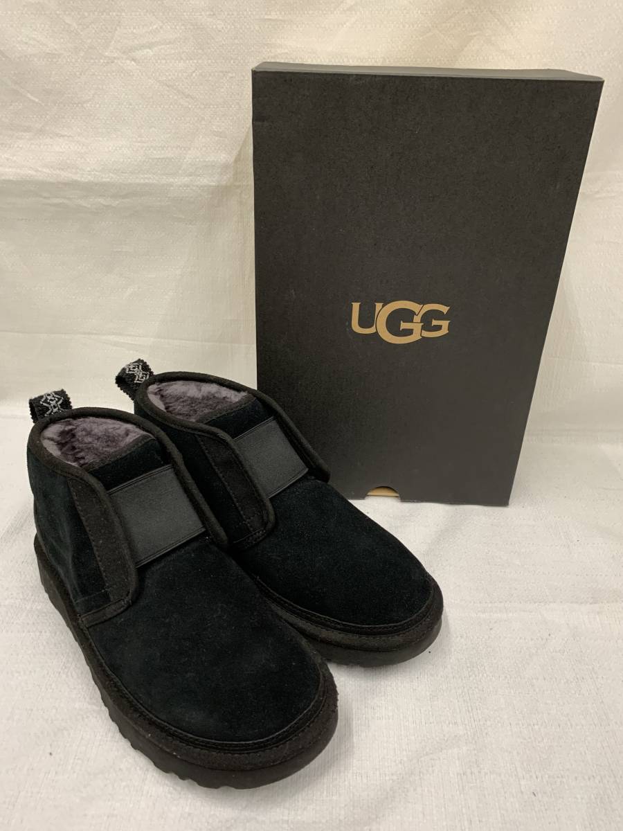 Yahoo!オークション - UGG アグ シューズ US8 メンズ 黒 ブラック 26㎝...