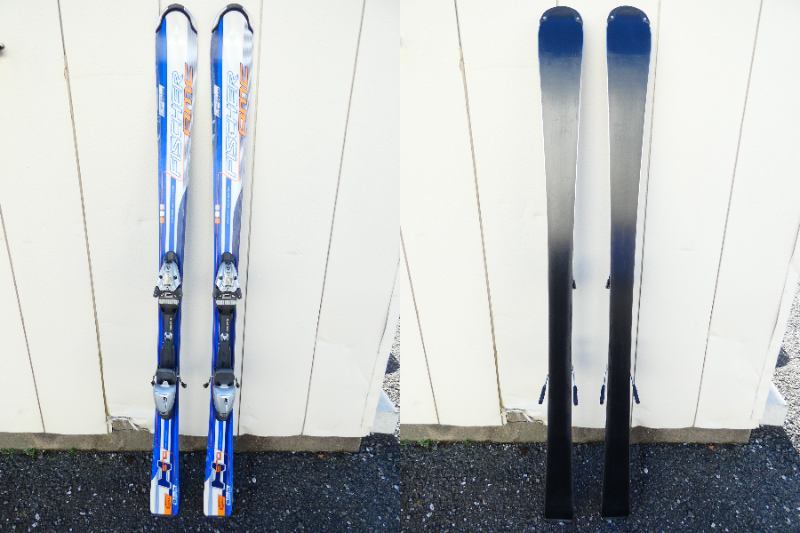 S ジャンク FISCHER/フィッシャー スキー板 AMC H570 155cm 板＋ビンディングセット ブルー×ホワイト 年式不明 ＠160 12 同梱不可(150cm～)｜売買された ...