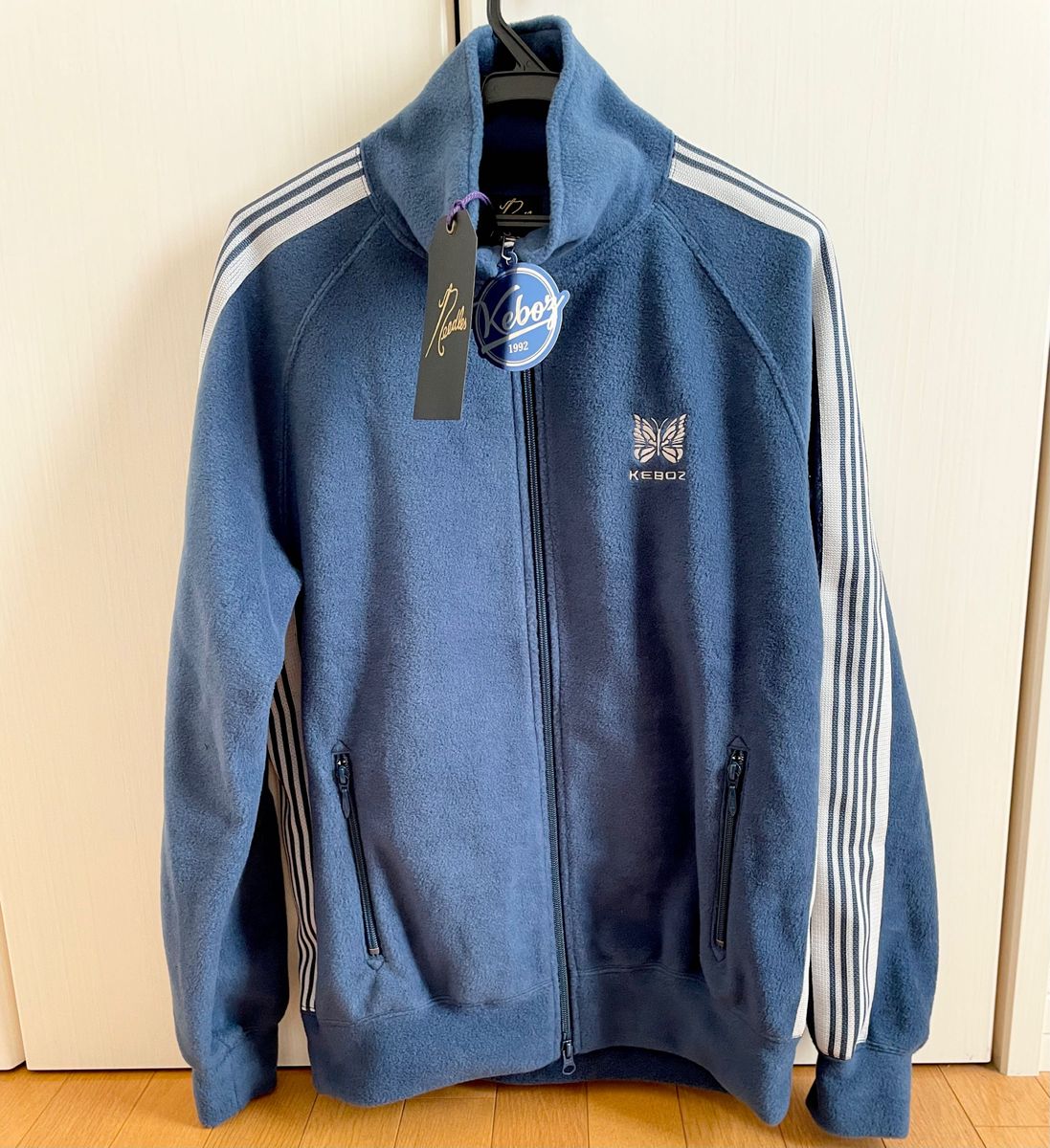 NEEDLES × KEBOZ FLEECE TRACK JACKET ニードルス 別注 フリース NEEDLES × KEBOZ FLEECE TRACK JACKET ニードルス 別注 フリース
