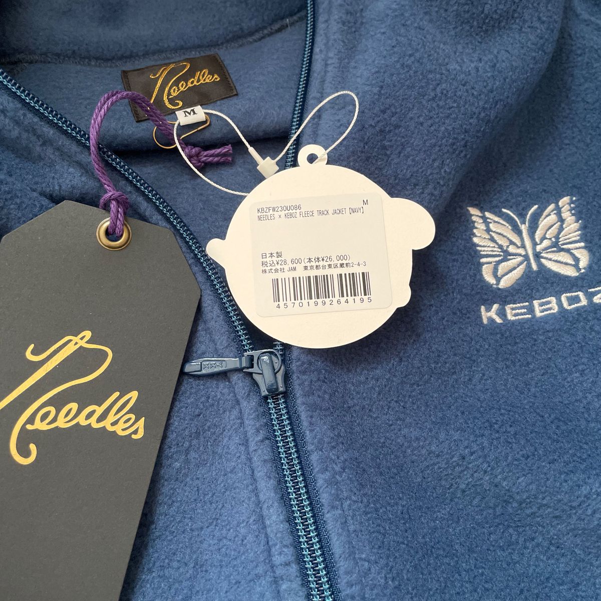 NEEDLES × KEBOZ FLEECE TRACK JACKET ニードルス 別注 フリース NEEDLES × KEBOZ FLEECE TRACK JACKET ニードルス 別注 フリース