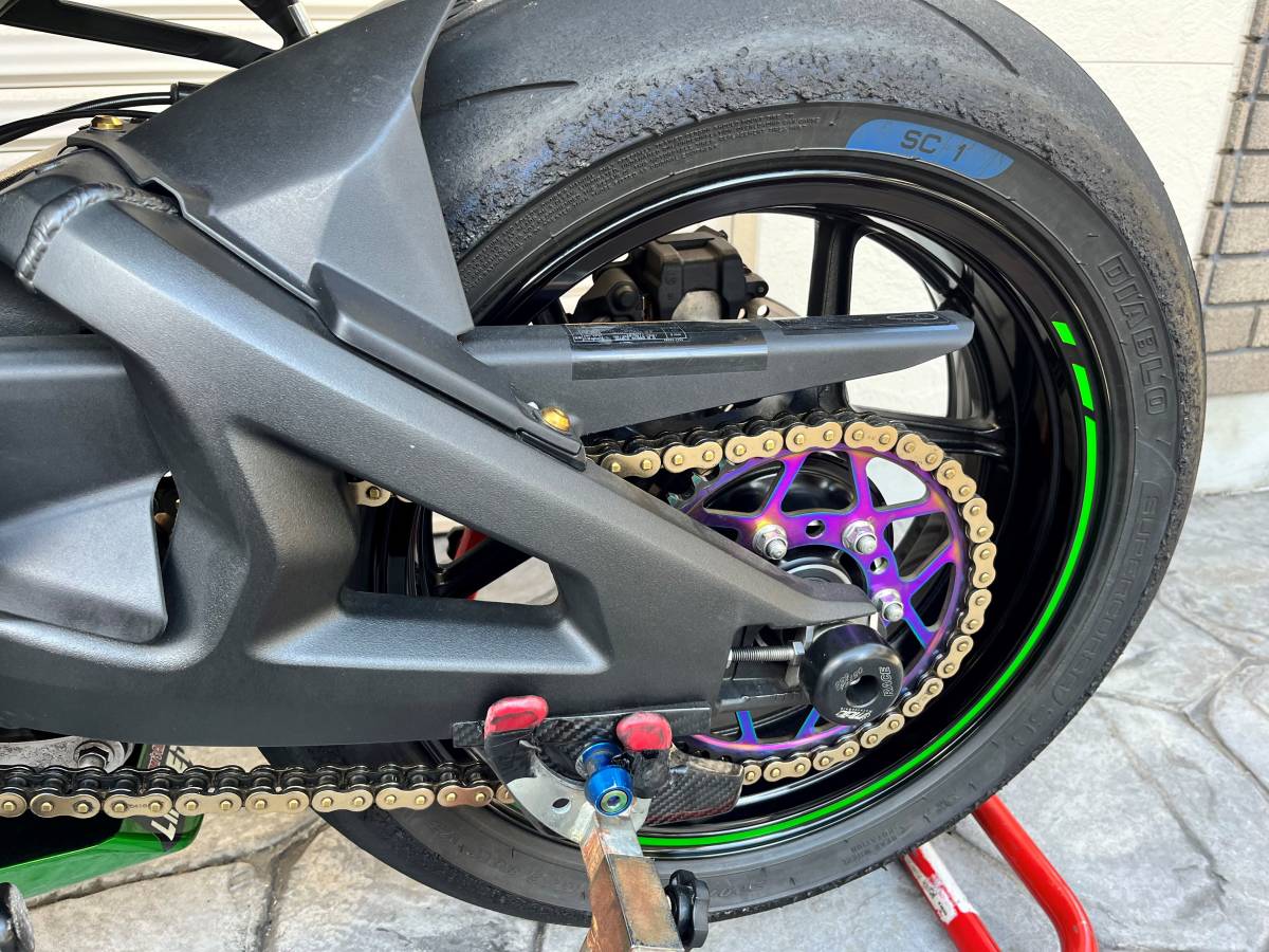 Yahoo!オークション - kawasaki ZH2 2020年式 オーリンズリヤサス スリ...