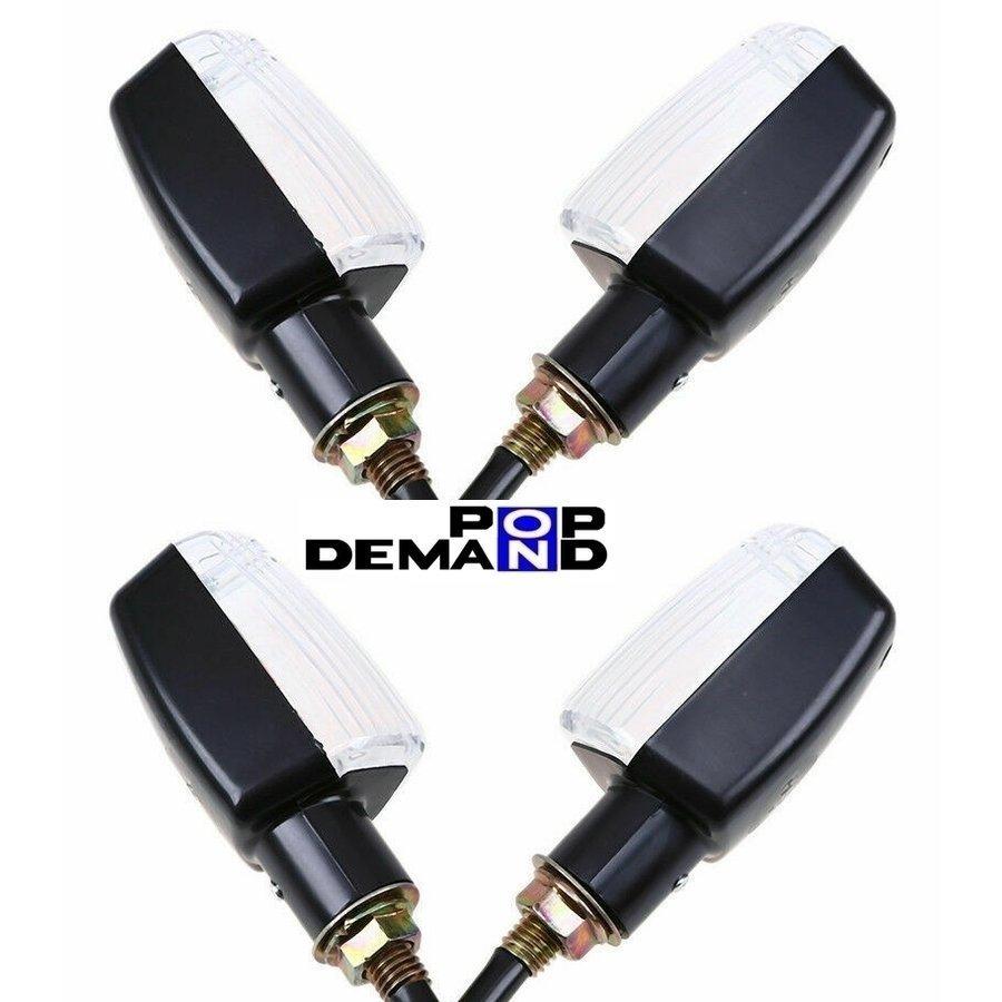 Yahoo!オークション - 即納 汎用 クリア ミニウインカー 12V CBタイプ...