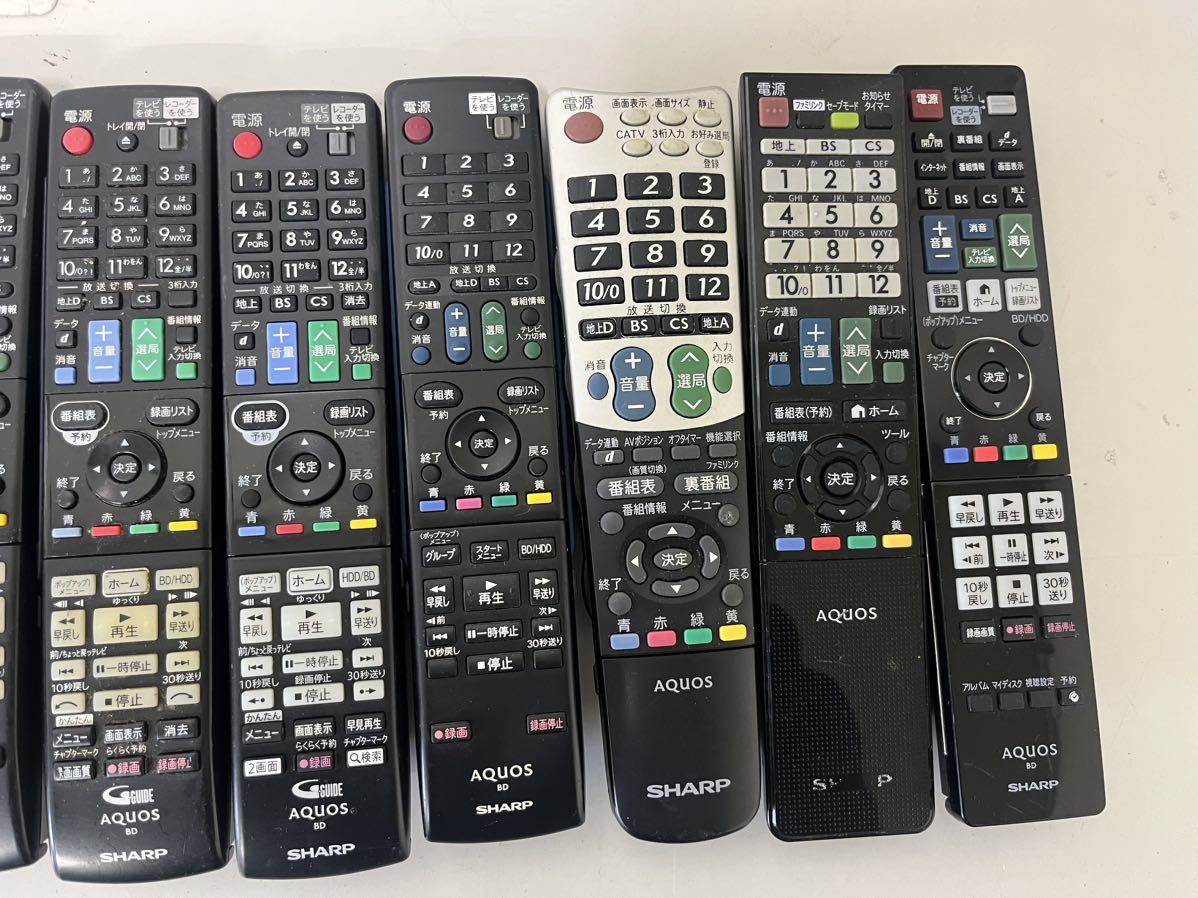 Yahoo!オークション - F295 Sharp レコーダー ブルーレイ テレビ リモ