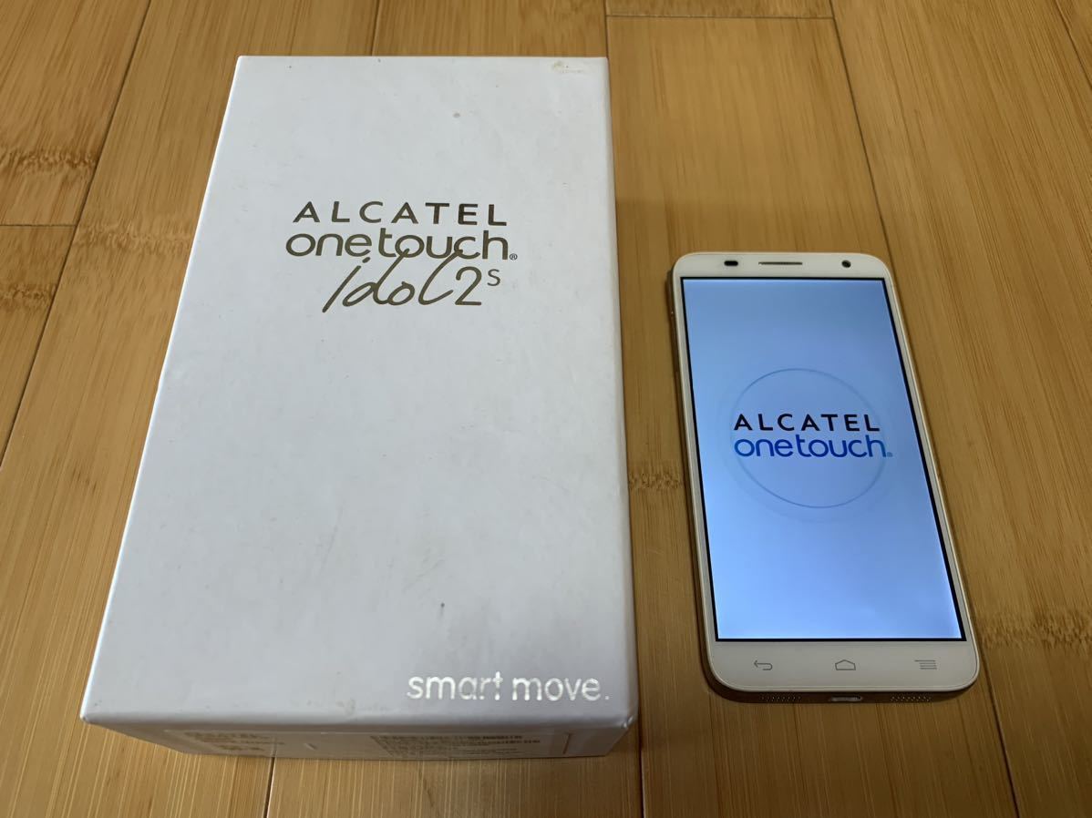 Yahoo!オークション - Androidスマホ ALCATEL onetouch idol2s 6050F 4...
