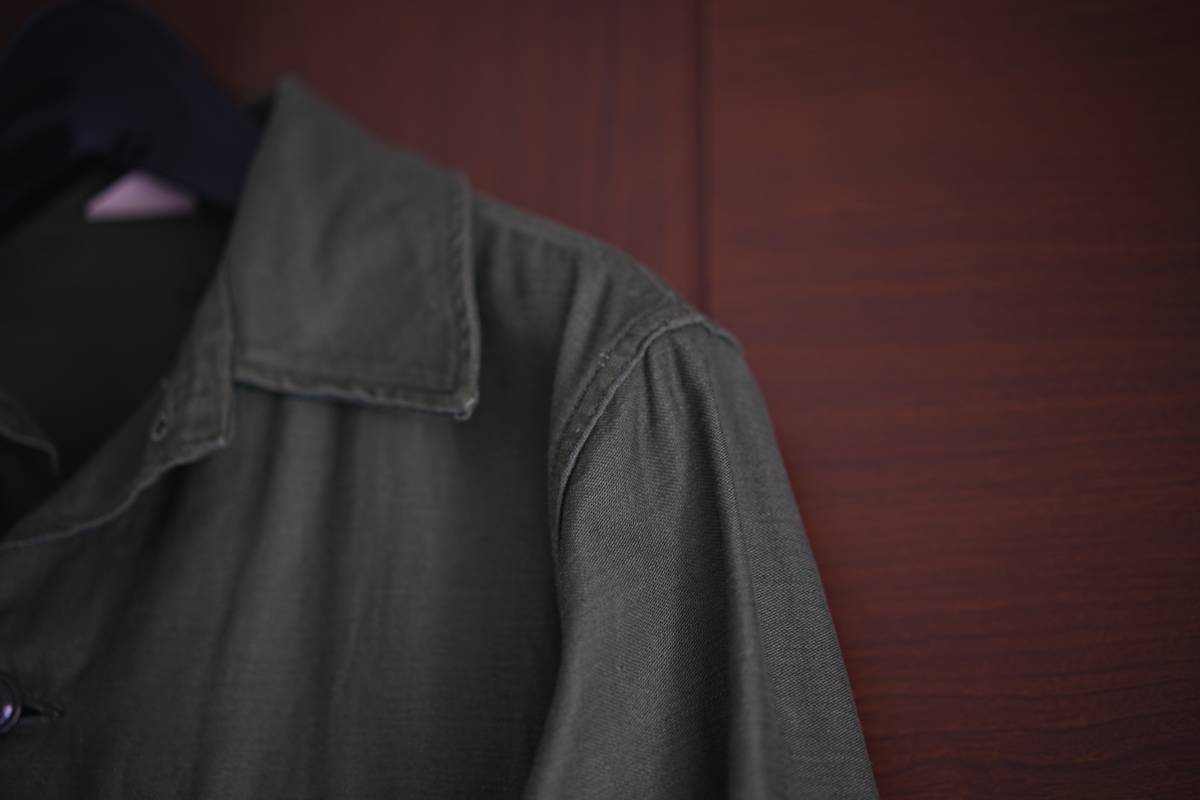 Yahoo!オークション - 60's 's U.S.ARMY OG107 コットンサテンユーテ...