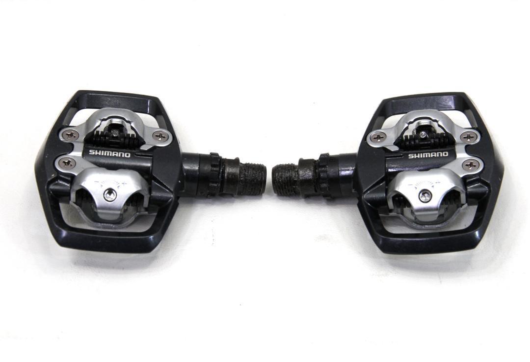 Yahoo!オークション - （9331）シマノ ペダル(SPD) PD-ED500 ロードツ...