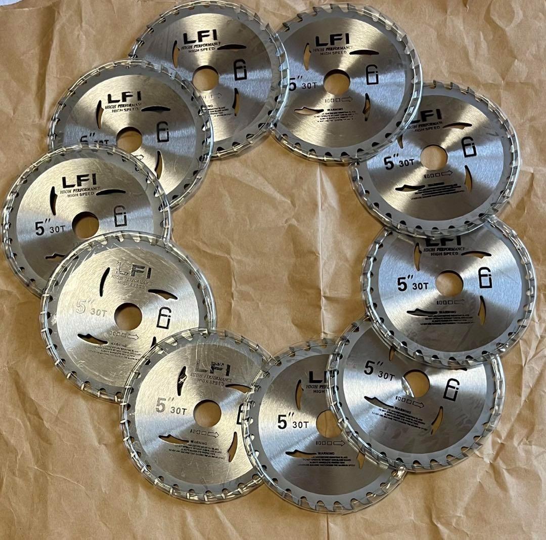 Yahoo!オークション - 丸鋸 マルノコ チップソー 替刃125mm 10枚組 ...